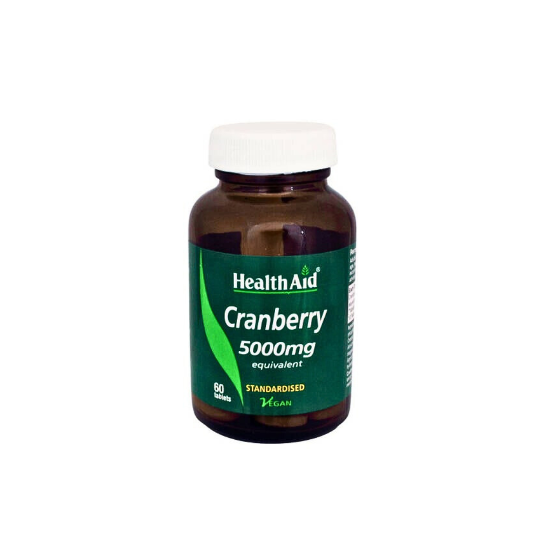 Health Aid Cranberry 5000mg, 60tabs - Herbal Pharmacy