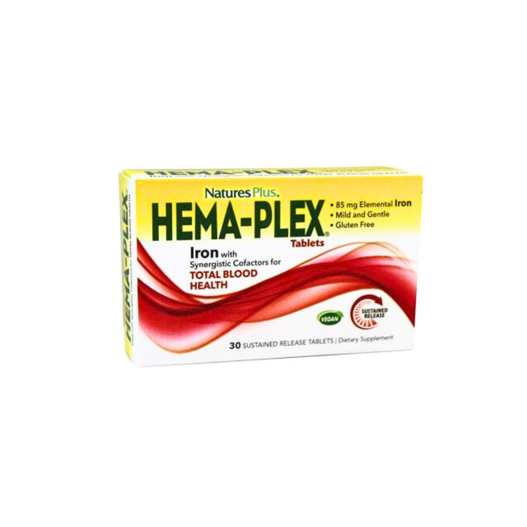 Natures Plus Hema-Plex 30 tabs - Herbal Pharmacy